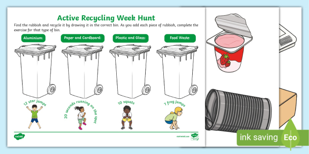 Active Recycling Week Hunt (teacher made)