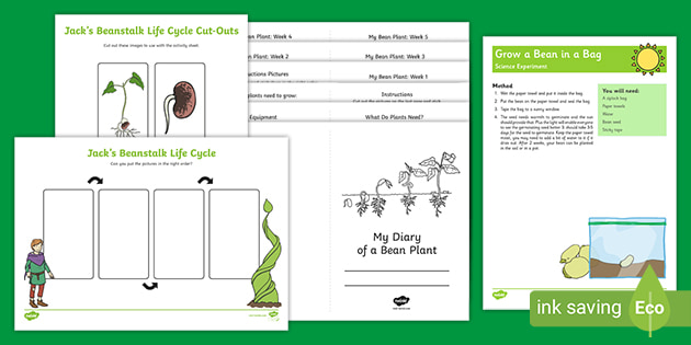 Grow Your Own Beans Like Jack Activity Pack - Home Learning