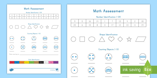 Math Assessment Progress Sheet (teacher made) Math Assessment Progress Sheet (teacher made)