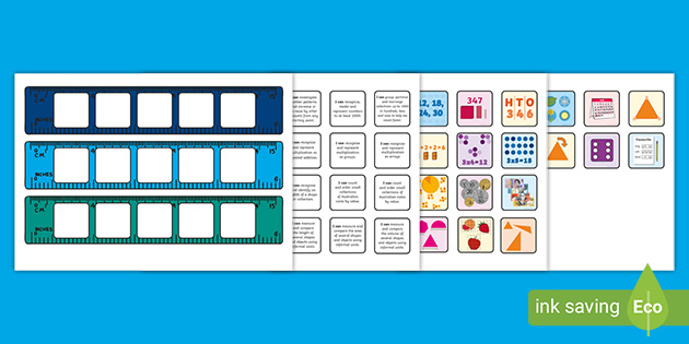 Year 2 Maths Ruler Goals Checklist