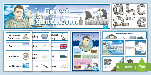 Ernest Shackleton Display Pack (teacher made)