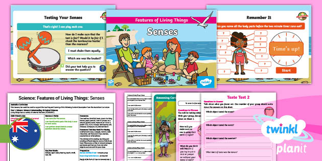 Year 1 Science Features of Living Things Lesson 5 Senses