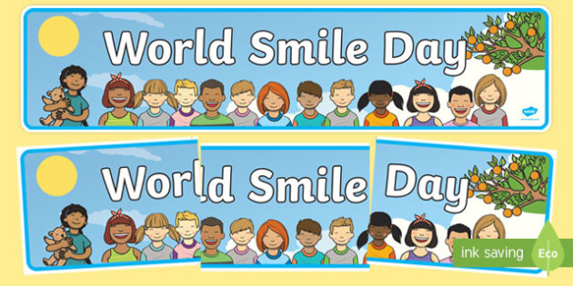 World Smile Day Banner | Display Resource | Primary