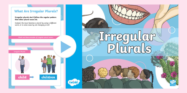 Irregular Plurals Presentation (teacher made)