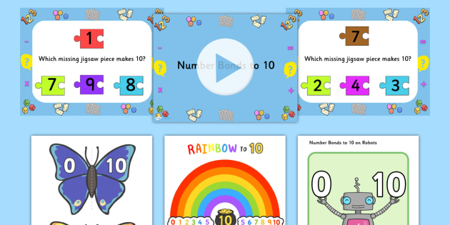 Number Bonds to 10 Pack (teacher made)