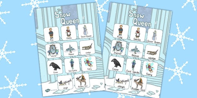 The Snow Queen Vocabulary Poster (teacher made)