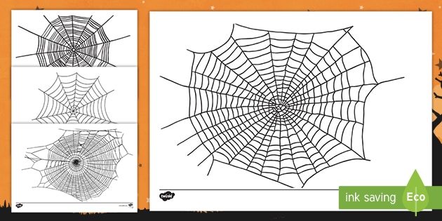 Blank Spider Webs teacher Made 