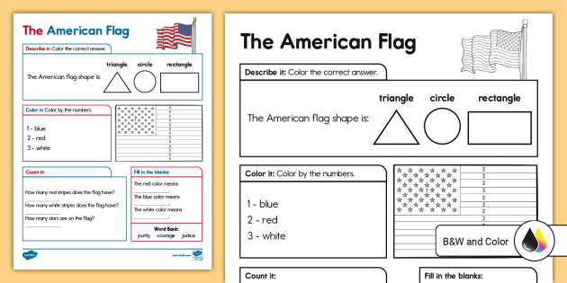 Flag Day Reading Passage for Kindergarten | Twinkl USA