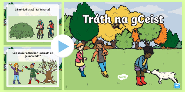 Time of Year Quiz PowerPoint Gaeilge