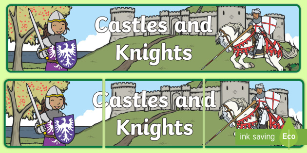 FREE! - Castles & Knights Display Banner (teacher made)