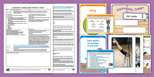 EYFS Gymnastics - Jumping Jacks Lesson 3: Joining Jumps