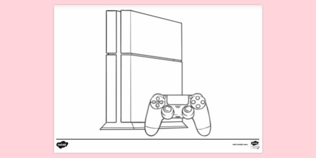 FREE! - Video Game Colouring Sheet | Colouring Sheets