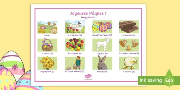 👉 French: Easter Word Mat - KS2 Resource (teacher made)