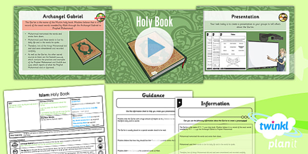 PlanIt Islam - Year 3 RE Resources - Quran Lessons - Twinkl