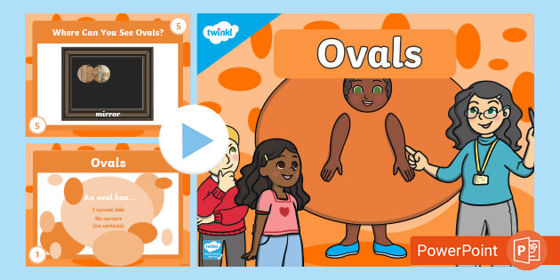 Oval Shape PowerPoint - 2D Shapes - Twinkl South Africa