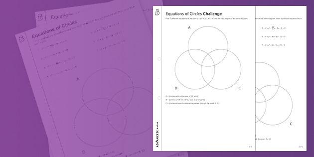 👉 Equations of Circles - Rich Task | A Level Maths | Beyond