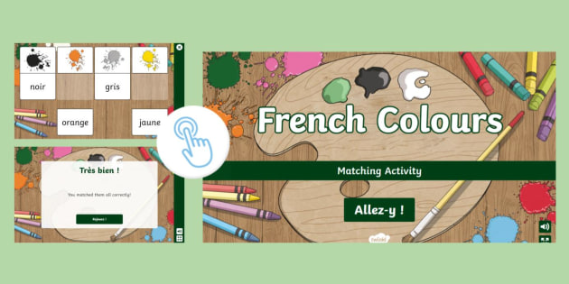 👉 French: Colours Interactive Game (Teacher-Made)