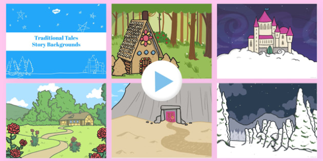 Traditional Tales Themed Story Background PowerPoint