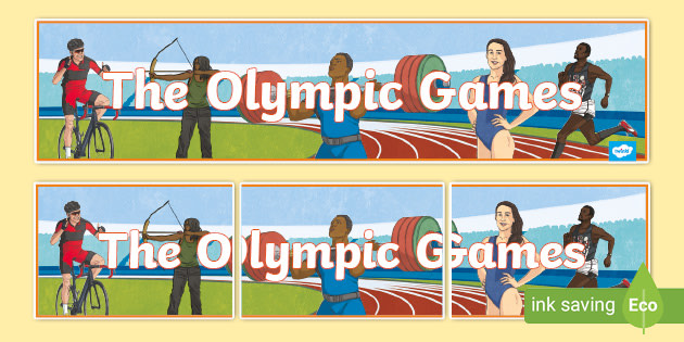Olympic Games Display Banner (teacher made)