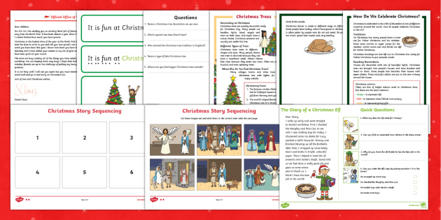 ESL Christmas Reading Pack (teacher made)
