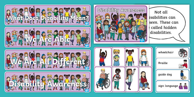 👉 Disability Poster Pack | Display Materials