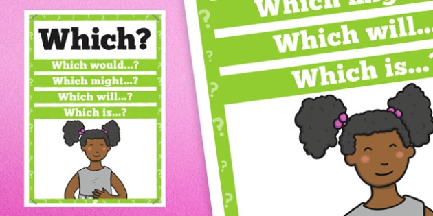 Which Question Poster - posters, displays, display, questions