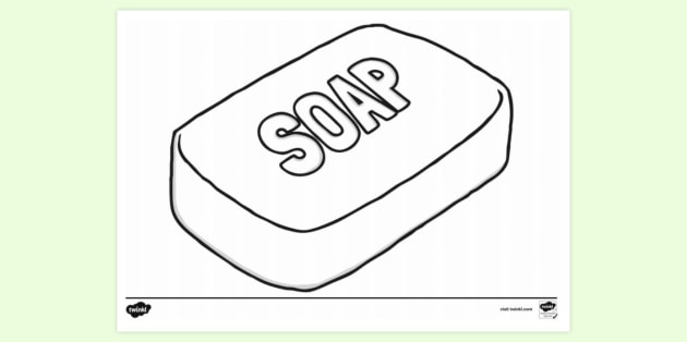 FREE! - Bar of Soap Colouring Sheet | Colouring Sheets