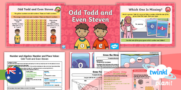 Year 1 Number and Place Value: Odd and Even Numbers Lesson