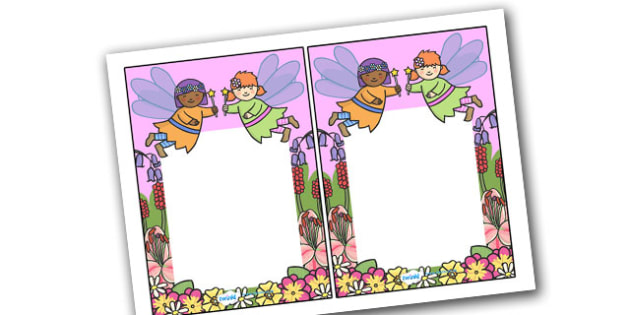 FREE! - Editable Note From Teacher (Fairy Themed)