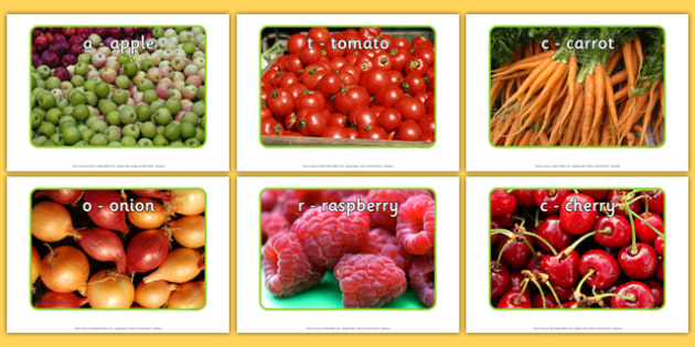 Harvest Food Pictures (teacher made)