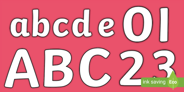 Blank Lettering Pack (teacher made)