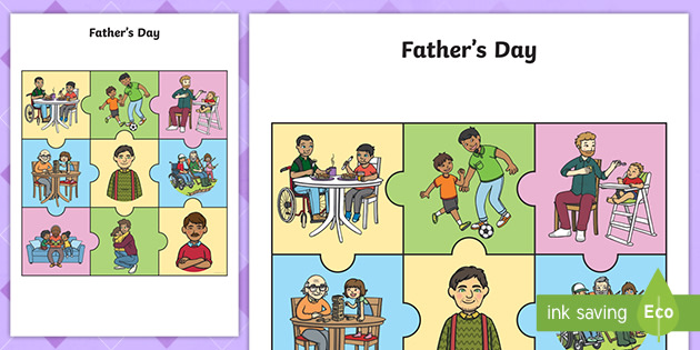 Father's Day Jigsaw Puzzle (teacher made)