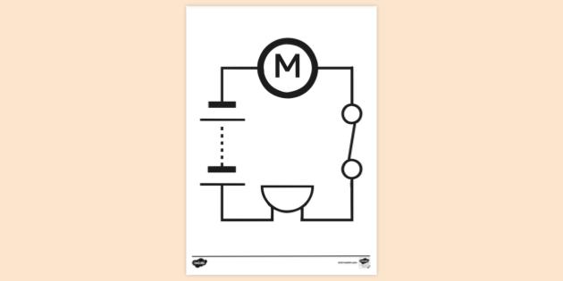 FREE! - Scientific Circuit Colouring | Colouring Sheets