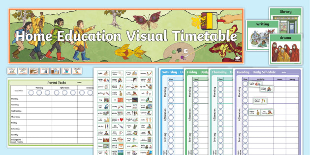 Homeschooling Daily Timetable | Home Education | Twinkl