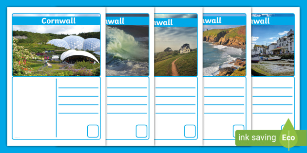 FREE! - Cornwall Postcards (teacher made)