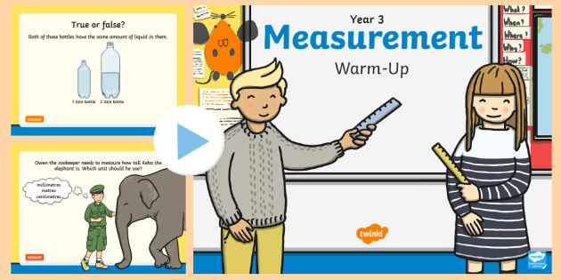 Year 3 Measurement Warm-Up PowerPoint (teacher made)