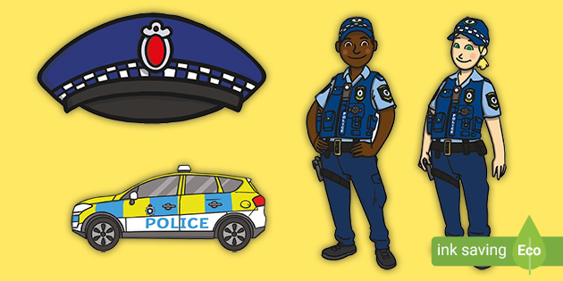 Police Booth Props (teacher made)