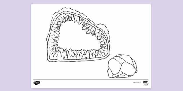 Minerals Colouring Sheet | Colouring Sheets (teacher made)