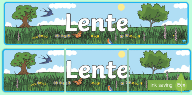 * NEW * Lente Display Banner (teacher made)