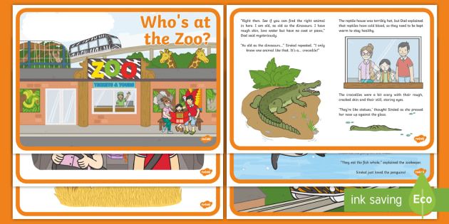 Exploring My World - Who's at the Zoo? Story (teacher made)