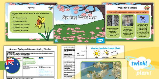 Year 1 Science Spring and Summer Lesson 2 Spring Weather