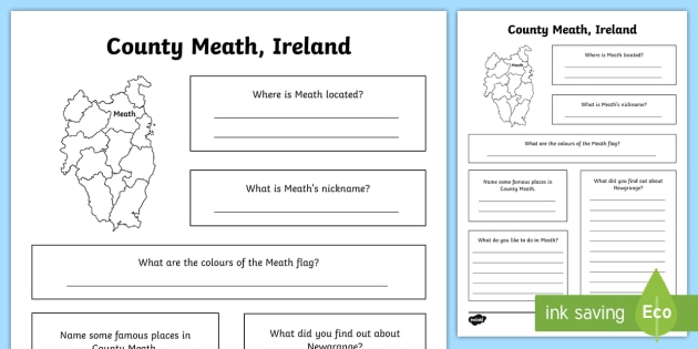 County Meath Worksheet