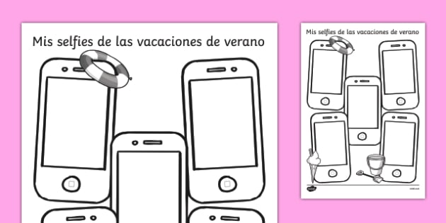 Mis selfies de las vacaciones de verano