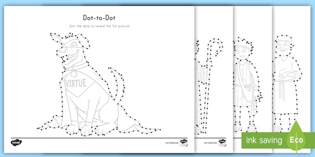 Vacation Bible School: Old Testament Heroes Dot-to-Dot Activity
