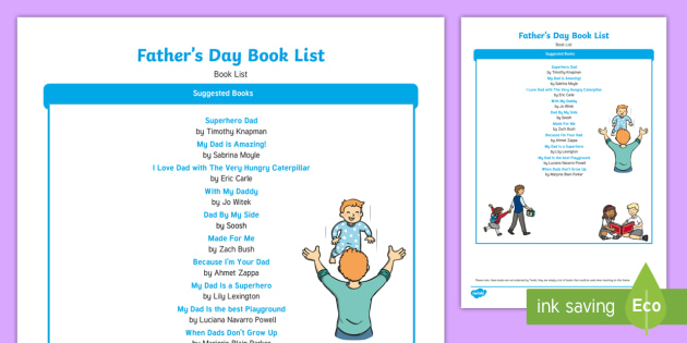 Father's Day Book List