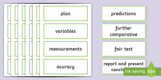 Science Word Cards | Investigation Vocabulary (teacher made)
