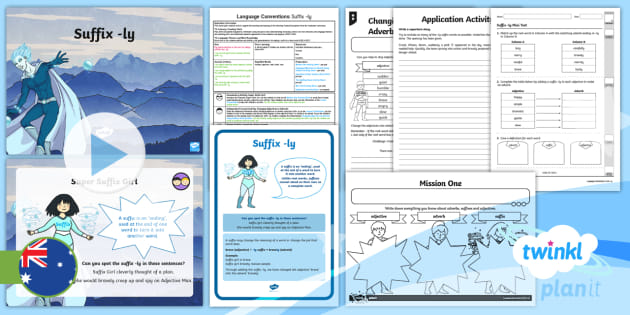 Year 3 Language Conventions Suffix -ly Lesson (Teacher-Made)