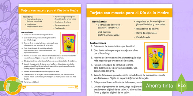 Manualidad: Maceta de flores con hueveras - Día de la Madre