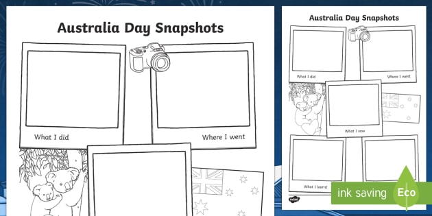 Australia Day Snapshots (teacher made)