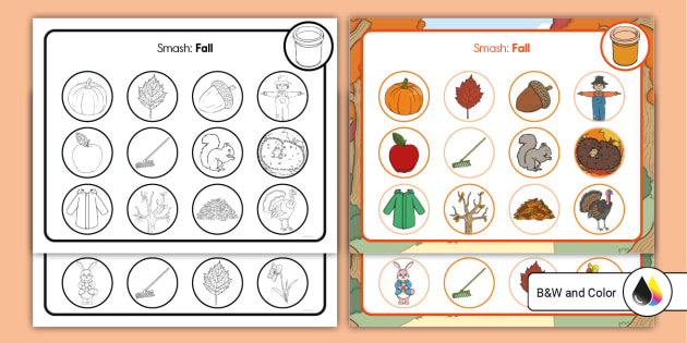 Fall Smash Mats (teacher made)